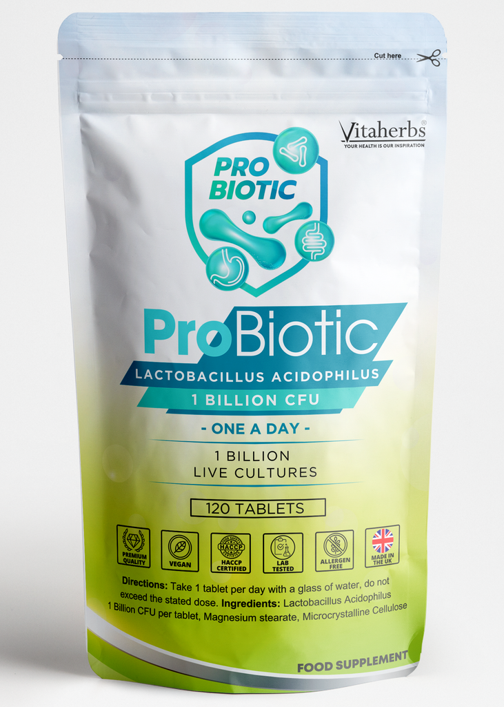 ProBiotic Lactobacillus Acidophilus 1 Billion CFU | Gut Health Support ...